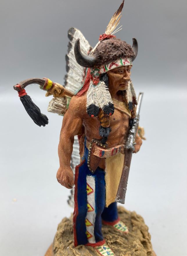 INDIAN Pedestrian - high quality painting figurines et collections