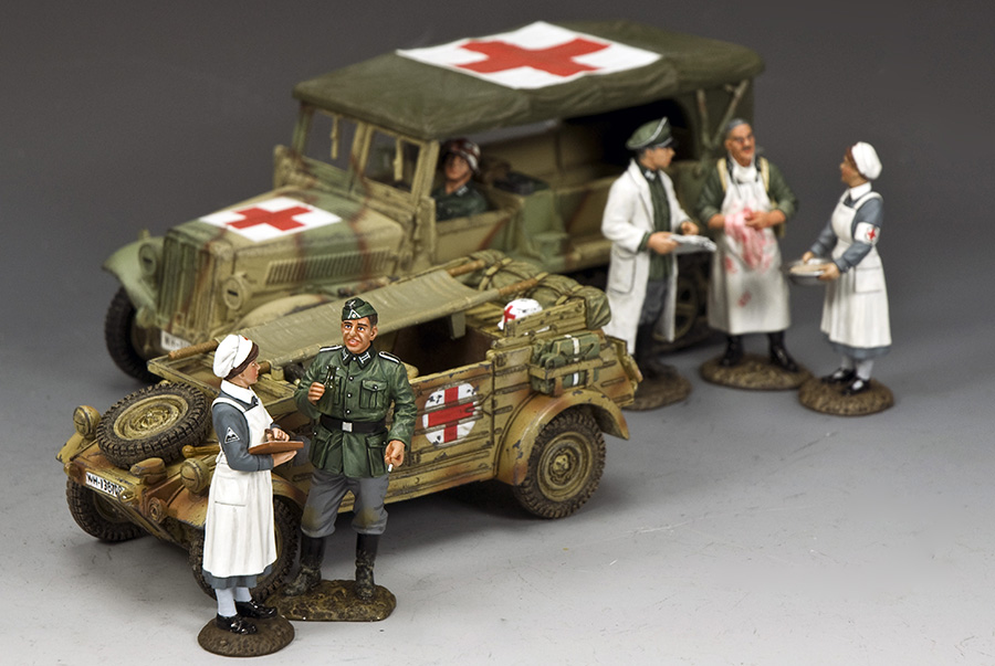 WH088 The Feldgrau Kubelwagen Ambulance figurines et collections
